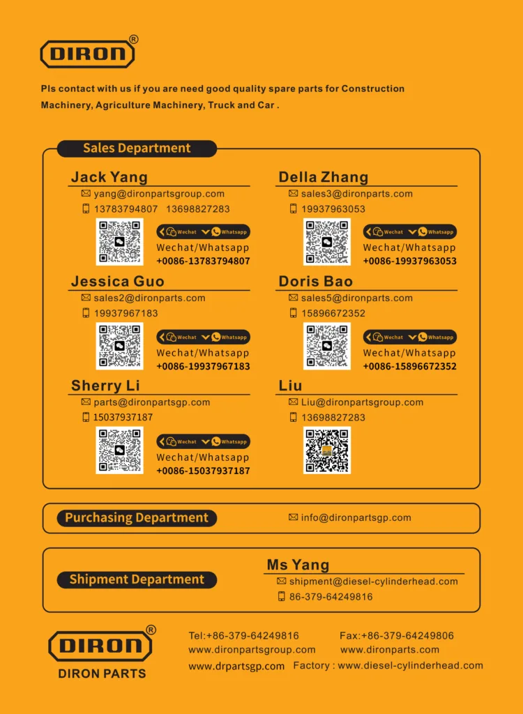 Contact Us - Diron Parts